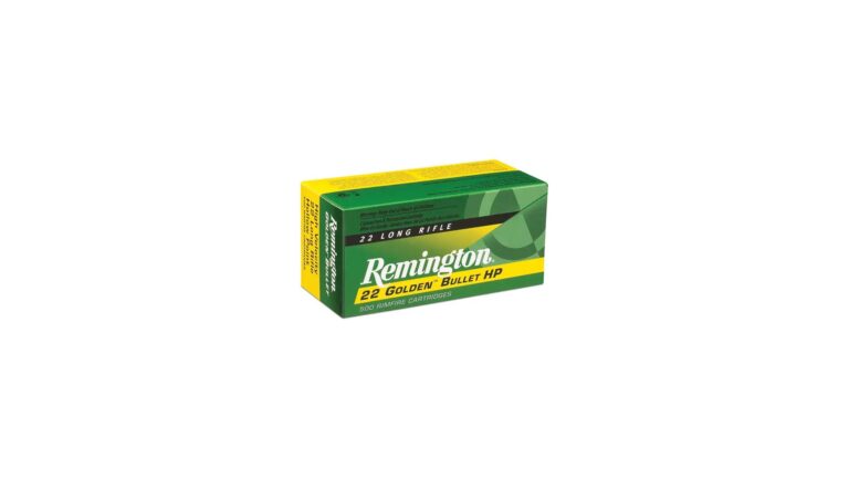 Remington 22 Golden Bullet .22 Long Rifle 36 grain Plated Hollow Point ...